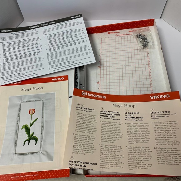Viking | Office | Viking Husqvarna Mega Hoop Embroidery Hoop 42 62552 ...
